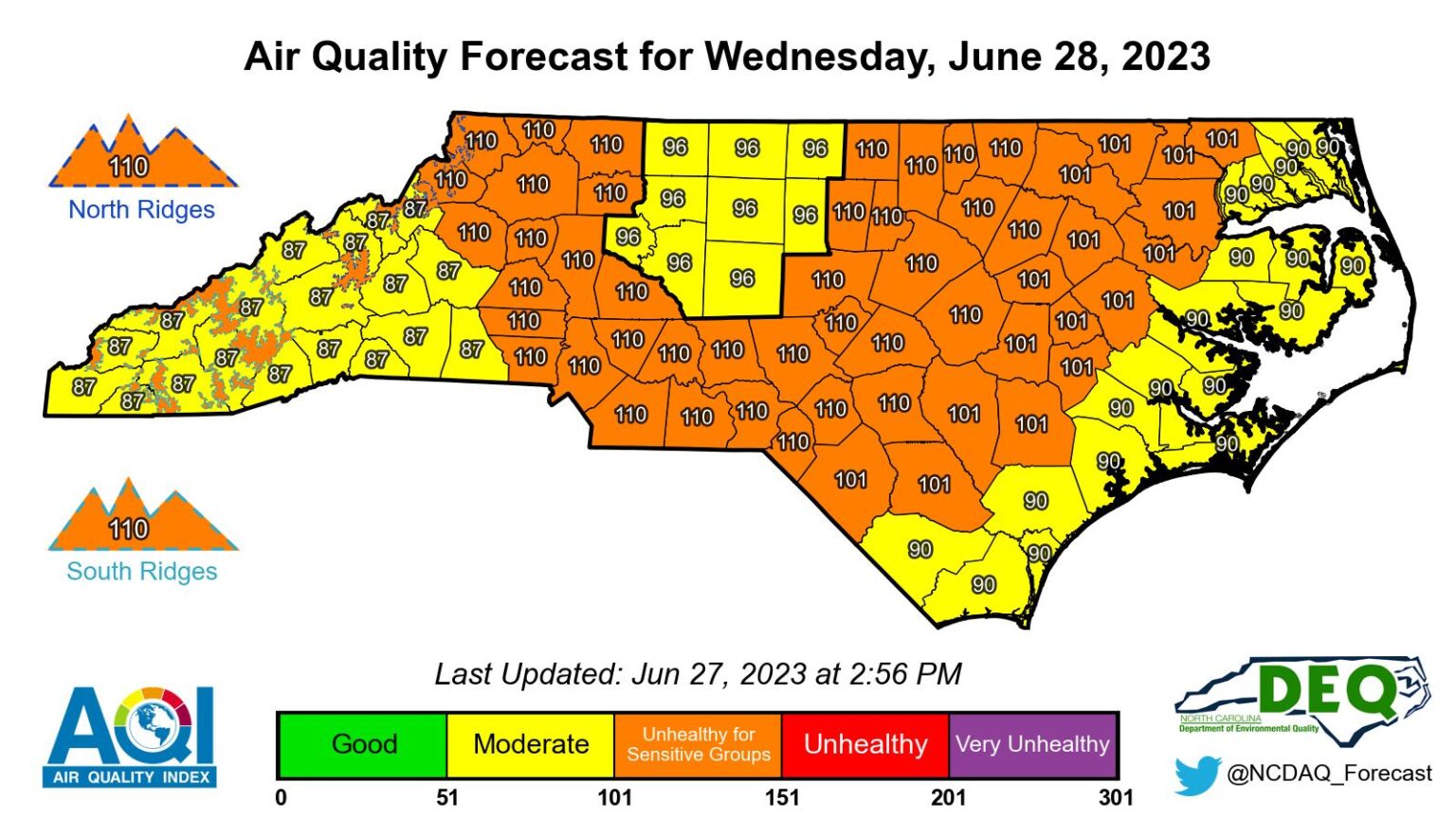 Code Orange Air Quality Alert In Effect For Wednesday June 28 2023