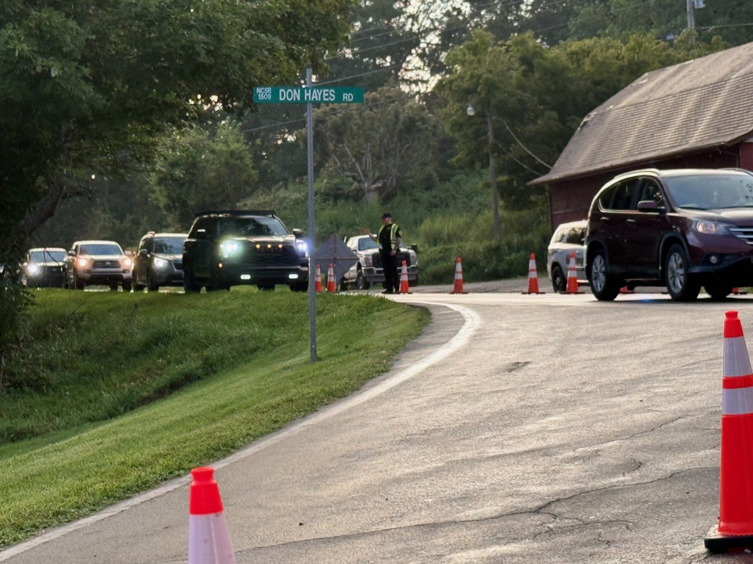 Multiple law enforcement agencies conduct checkpoint on Thursday evening